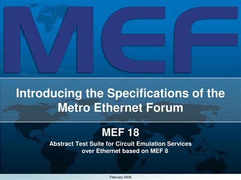 Ppt Introducing The Specifications Of The Metro Ethernet Forum Powerpoint Presentation Id 652234