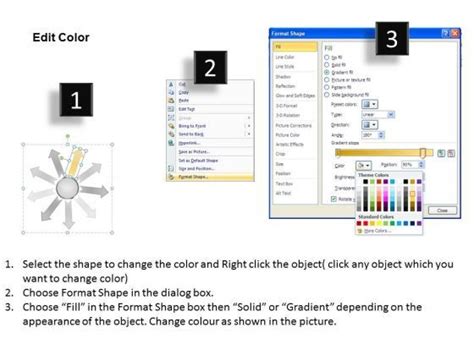 Circular Flow Illustrate Steps In Process Cycle PowerPoint Templates