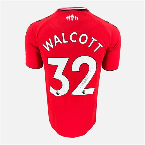 Theo Walcott Signed Southampton Shirt Vault Verified