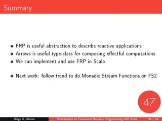 Intro to Functional Reactive Programming In Scala | PPT