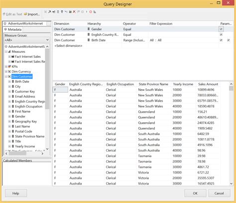 SQL Server Business Intelligence Features Creating Reports Based On OLAP Cubes