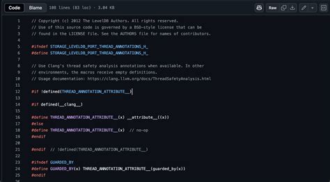 Leveldb 源码阅读：利用 Clang 的静态线程安全分析clang Guardby Csdn博客
