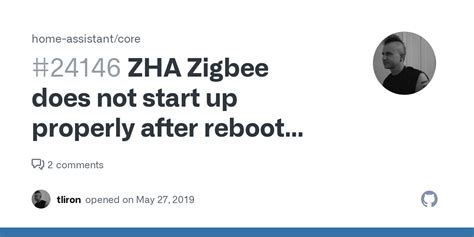 Zha Zigbee Does Not Start Up Properly After Reboot With Systemd · Issue