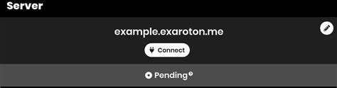 Pending Server Status Exaroton Support