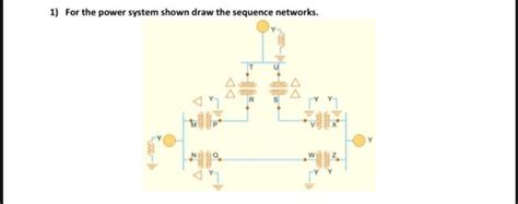 Solved Draw Positive Negative And Zero Sequence Network For Chegg