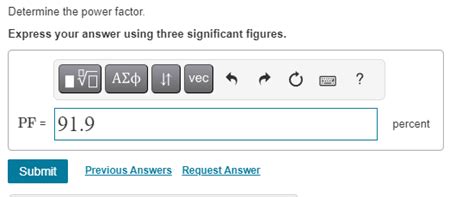 Solved Determine The Power Factor Express Your Answer Using Chegg Com