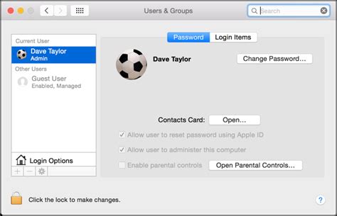 How Do I Change My Mac User Account Icon Picture