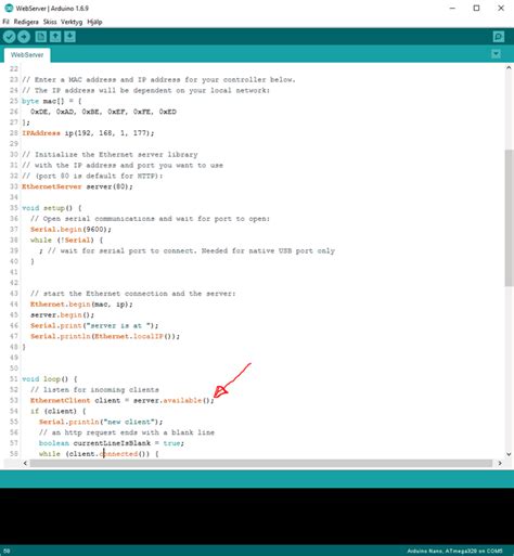 Arduino Ethernet Serveravailable Apparellasopa