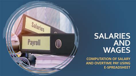Salaries And Wages Computation In The Philippinespdf Careers
