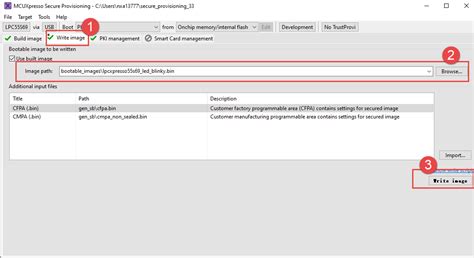[lpc55] update firmware in usb uart spi i2c isp mode nxp community