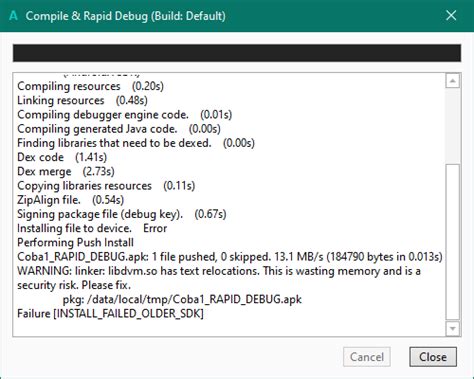 Error After Compilingand Debug B4x Programming Forum