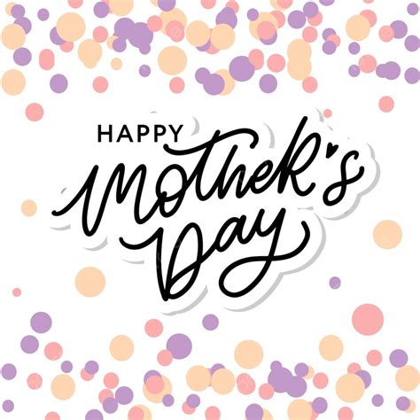 해피 어머니의 날 글자 템플릿 Psd 다운로드 디자인 자료 다운로드