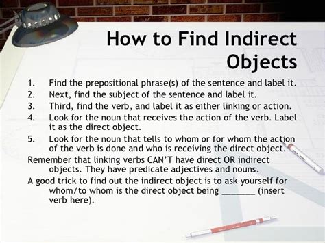 Direct And Indirect Objects