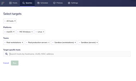Improve Live Query Experience By Saving Selected Targets · Issue 3245 · Fleetdmfleet · Github