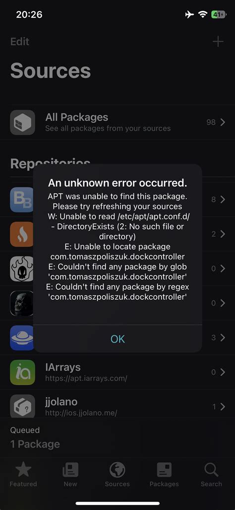 [help] after updating sileo i can t install any tweak r jailbreak