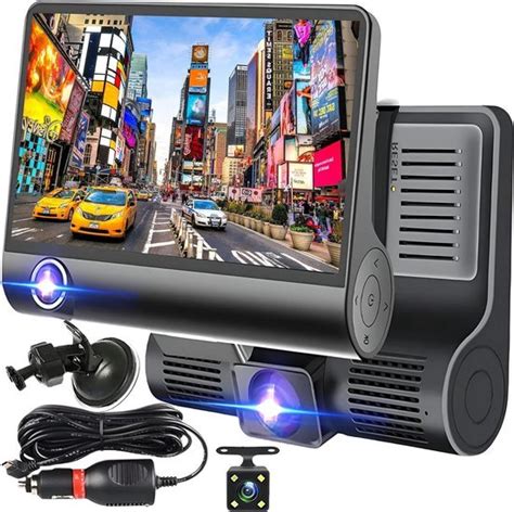 dash cam car front rear camera 360 camera 3 in 1 170 wide angle g