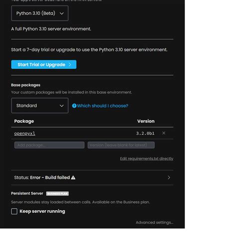 Could Not Launch Server Runtime Image Build Failed After A Pause Anvil Q A Anvil