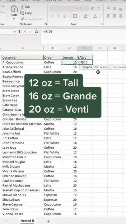 Nestedif In Excel Excel Excelworld Cellsinexcel Exceltips