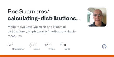 GitHub RodGuarneros Calculating Distributions Package Made To Evaluate Gaussian And Binomial