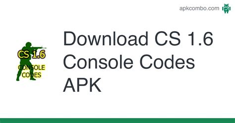 Cs 16 Console Codes Apk Android App Free Download