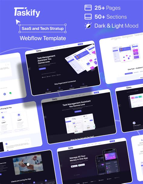 Taskify Saas Html5 Responsive Website Template