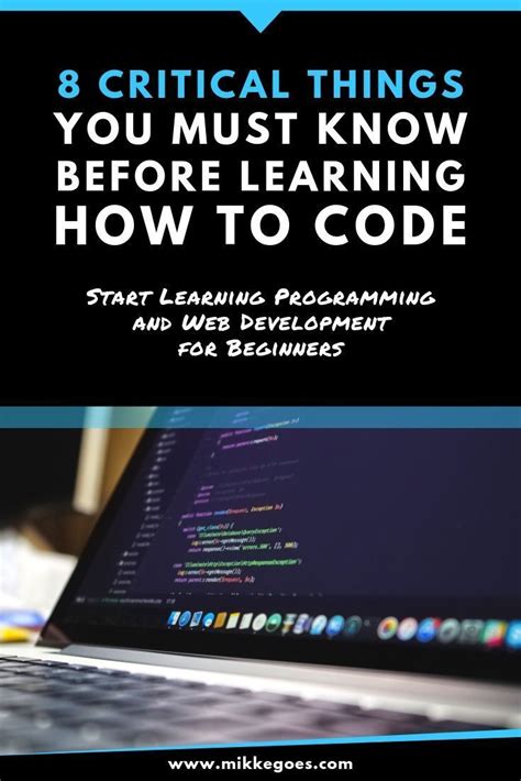 8 things to know before learning programming learning programming