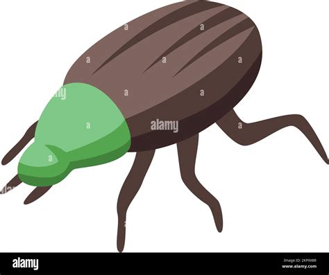 Field Bug Icon Isometric Vector Field Insect Garden Bug Stock Vector