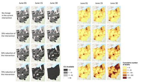 Projection Of The Spatiotemporal Dynamics Of The Icu Beds Available And Download Scientific