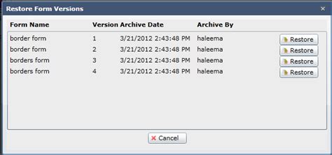 Form Version History In ClaySys AppForms ClaySys Technologies