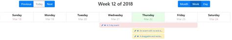 Week View Style For Full Month View In Angular Calendar Mattlewis Stack Overflow