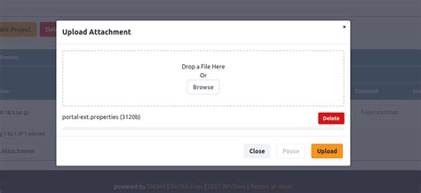 Empty Progress Bar In Upload Attachment Modal · Issue 1745 · Eclipse