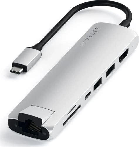 Адаптер (переходник) Satechi Type-C Slim Multiport with Ethernet ...