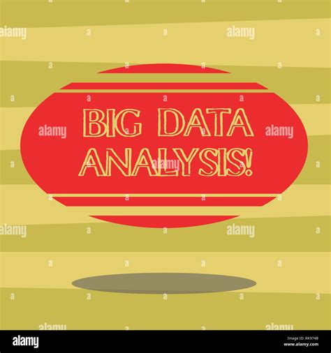 Text Sign Showing Big Data Analysis Conceptual Photo Complex Process Of Examining Large And