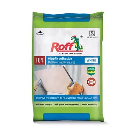 Roff T04 White Vitrofix Adhesive Application Construction At Best Price In Navi Mumbai Ms