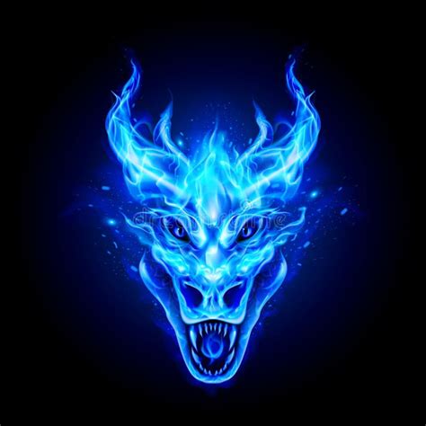Blue Fire Dragon Stock Illustrations 4 269 Blue Fire Dragon Stock