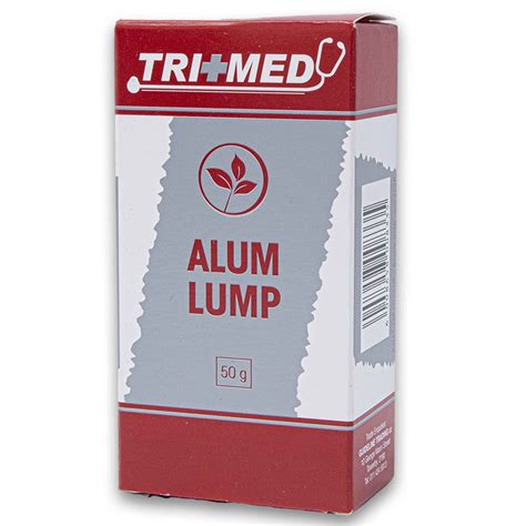 Alum Lump 50g For Purification Tri Med Cosmetic Connection