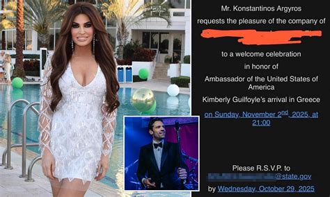 Leaked Plans Reveal Kimberly Guilfoyle Jetting In With Billionaire And