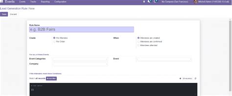 Events Configurationsin Odoo 16 Events App Odoo V16 Community Edition
