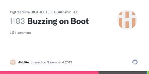 Buzzing On Boot · Issue 83 · Bigtreetechbigtreetech Skr Mini E3 · Github