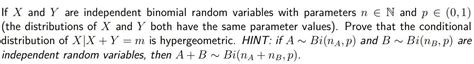 Solved If X And Y Are Independent Binomial Random Variables Chegg
