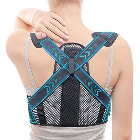 자세 서포터 자세 벨트 남녀 겸용 등줄기 보정 등 서포트 환기 탈착 간단 새우등 자세 교정 벨트 어깨결림 환기성 재팬스토어