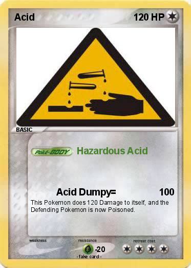 Pokémon Acid 33 33 Hazardous Acid My Pokemon Card