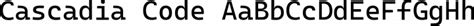 Cascadia Code Font Free By Microsoft Font Squirrel