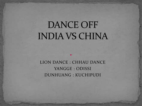 Indian Classical Dance Odissi Pptx