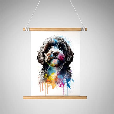 Cockapoo Digital Download Ai Art Printable Cockapoo Print Etsy