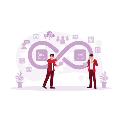Dos Devops Software Desarrolladores Y Eso Operaciones Ingenieros
