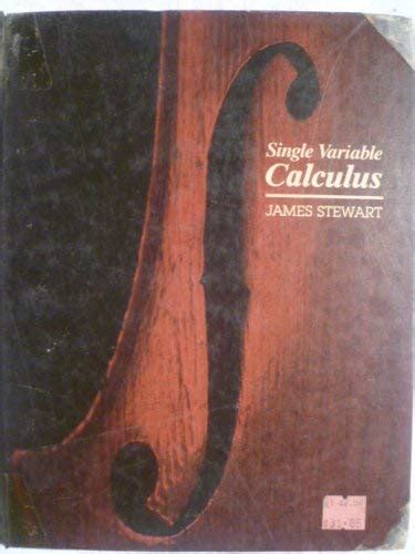 Single Variable Calculus Stewart James 9780534066895 Iberlibro