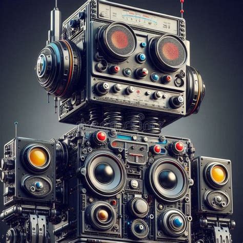 Analog Robot A Fusion Of Retro Technology And Futuristic Innovation