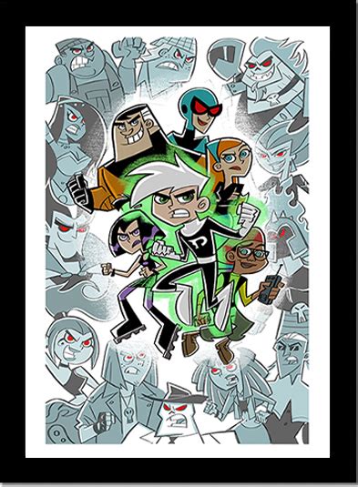 Danny Phanton Print Original Signature Silvertoons