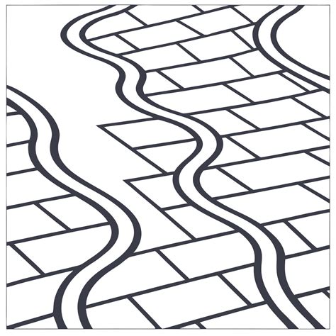 Arrange Parallel Digital Lines With Slight Curvature Offset By Open White Partitions Fostering